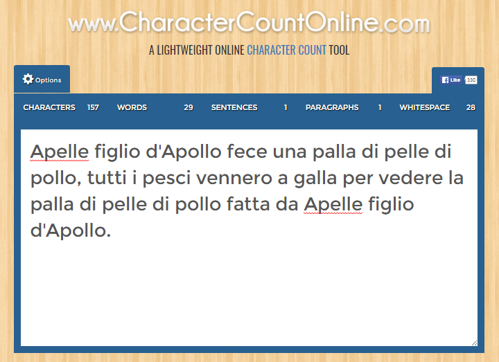 Character Count Online Il Contatore Online Di Caratteri E Parole